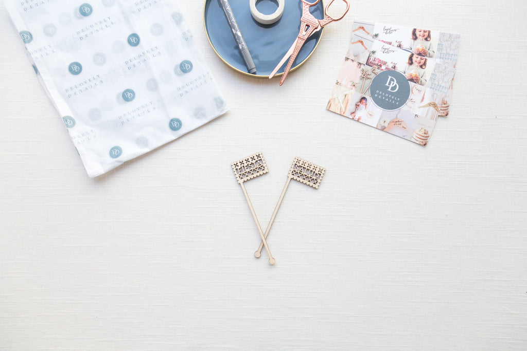 Papel Picado Stir Stick/Swizzle Stick - (20) Pack – Delovely Details