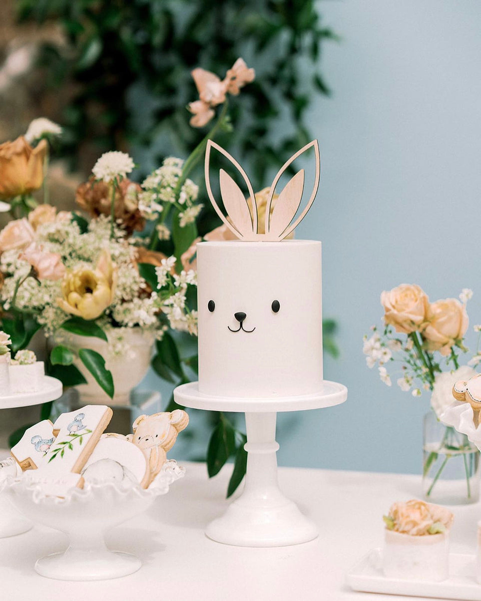 Bunny Ears Cake Topper – Delovely Details